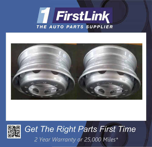 2 Super Single 11.75 x 22.5" Steel Wheel Rims for DAF Iveco Scania ...