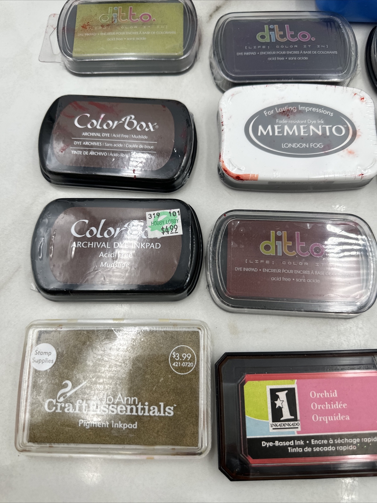 Stamp Ink Pad Lot Color Box Ink Pad Lot Watermark Ink Pad Archival Ink ...