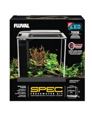Fluval Black Spec III Aquarium Kit, 2.6 Gallon | eBay