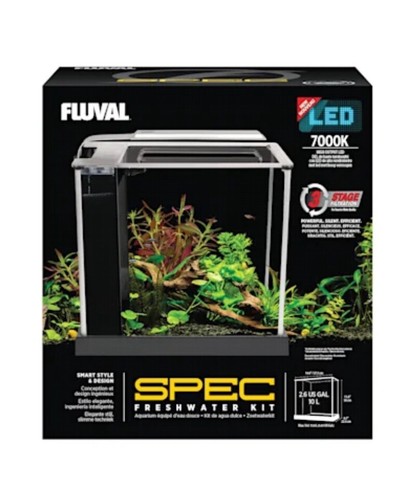 Fluval Black Spec III Aquarium Kit, 2.6 Gallon | eBay