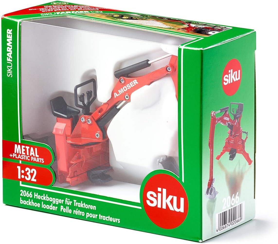 Siku Mini Car Farmer Moser Rear End Digger 1/32 SK2066 | eBay