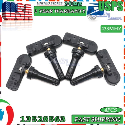 Set of 4 TPMS for GM Chevy Silverado Sierra 19-22 TIRE PRESSURE SENSOR ...