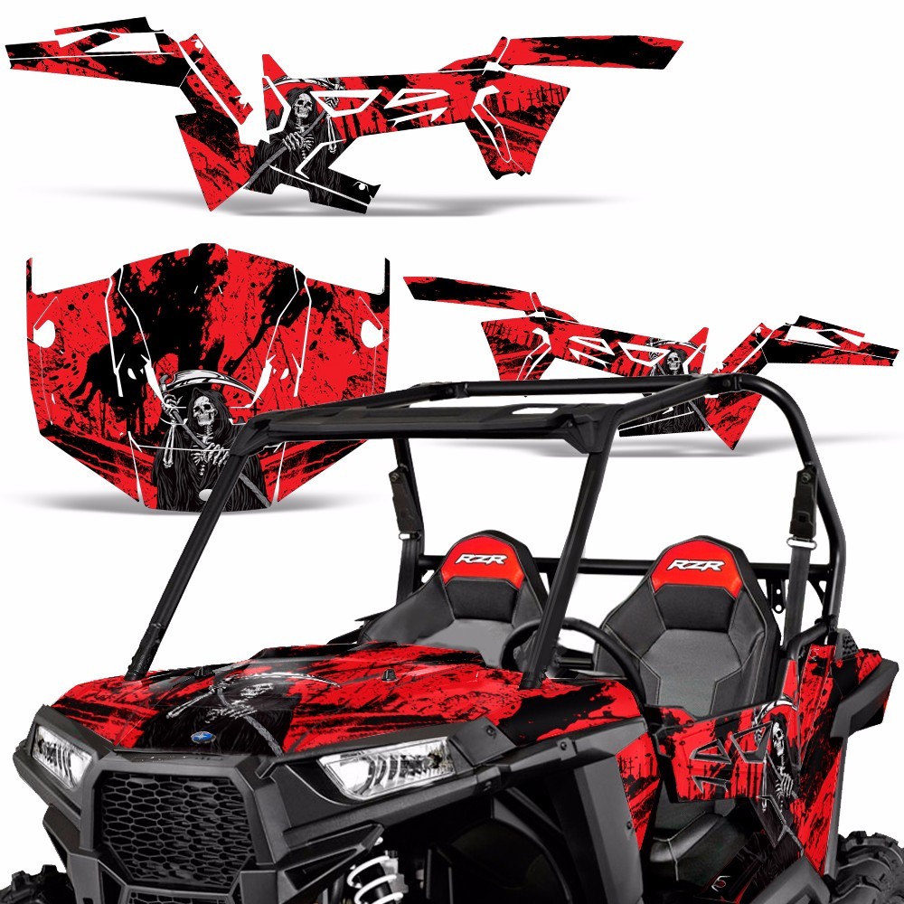 UTV Graphics SxS Decals Stickers For Polaris RZR 900 TRAIL 2DR 15-20 ...