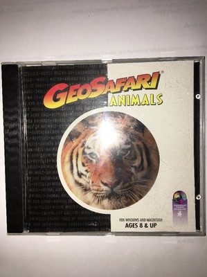 Geosafari Animals - PC CD Computer Game For Windows / Macintosh ...