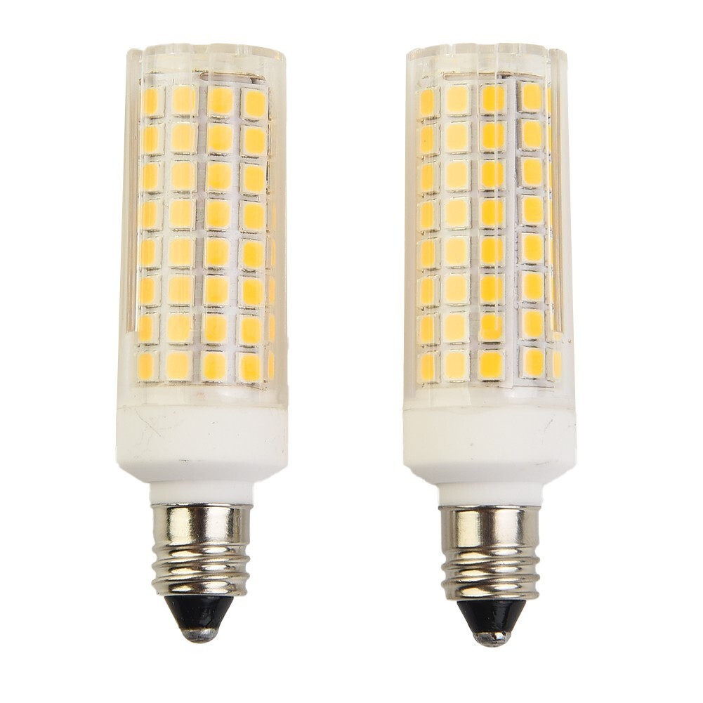 Ceiling Fans Lights LED Bulb Dimmable E11 2 Pcs AC110V~120V Ceramic ...