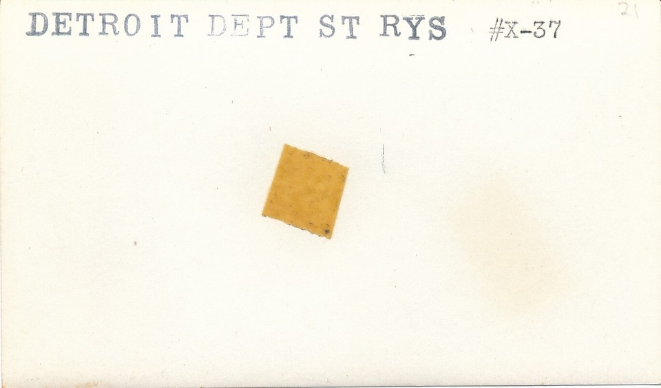 B&W Photo DSR #X-37 Department of Street Railways Detroit 1940s MofW ...