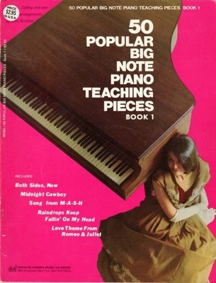 50 Popular Big Note Piano Teaching Pieces: Book 1 | eBay