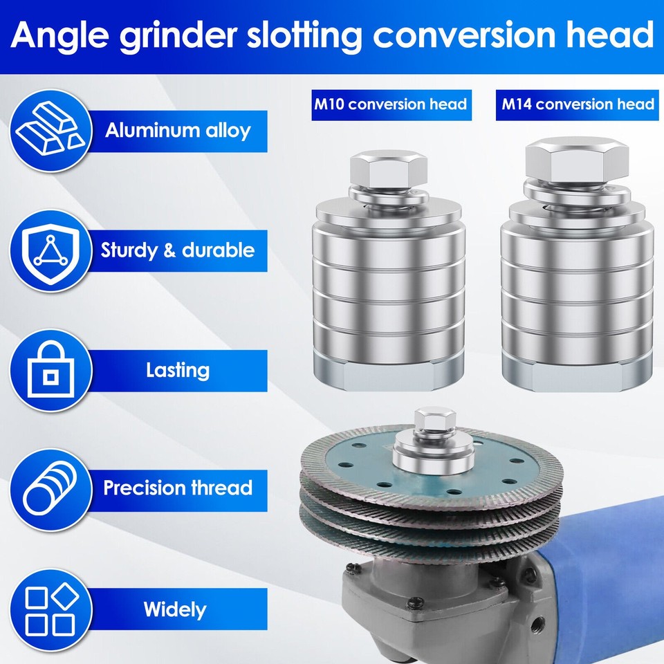 2pcs Metal Angle Grinder to Grooving Machine Adapter Polishing Machine ...