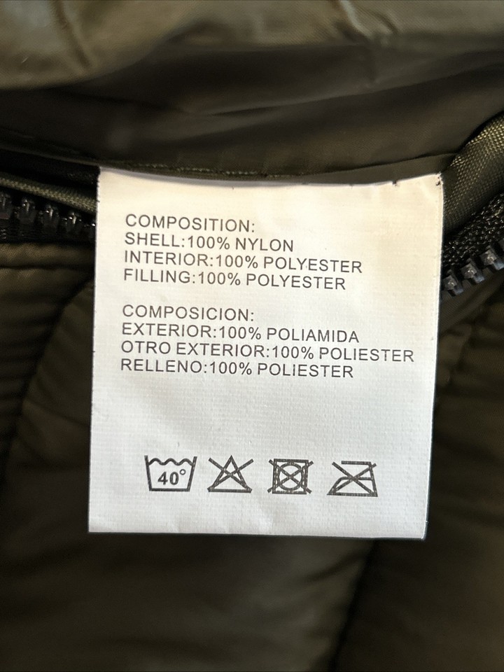 Special One Premium Collection Sz S Reversible Puffer Jacket Olive ...