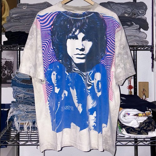 90s Inspired The Doors - Jim Morrison Retro Rock Band Bleach Dye ...