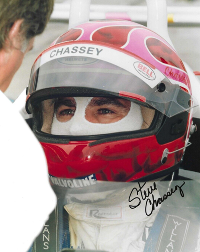 Autographed Steve Chassey CART Indy Car Racing Photograph | eBay UK
