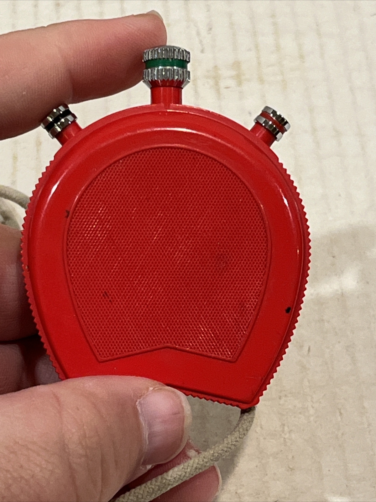 Vintage Westclox Red Stopwatch Plastic Works! | eBay