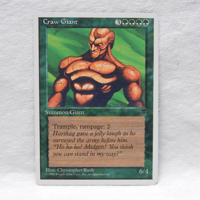 MAGIC THE GATHERING CRAW GIANT | eBay