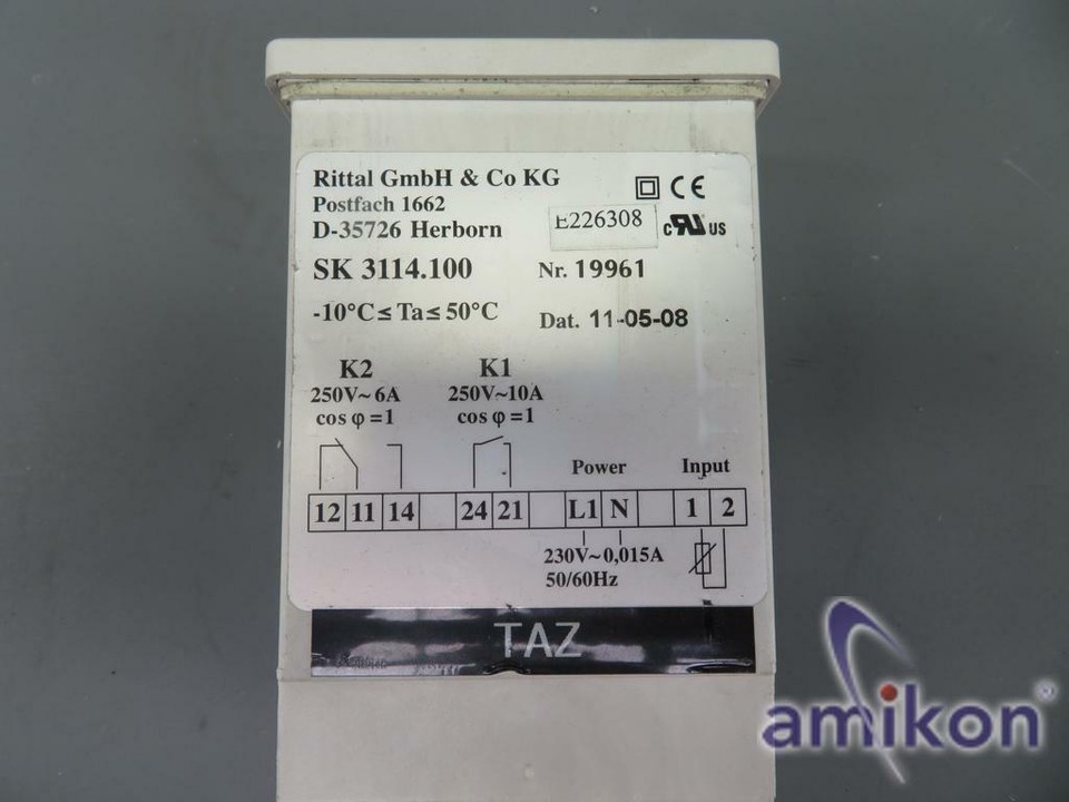 Rittal Schaltschrank-Temperaturanzeige SK 3114.100 | eBay