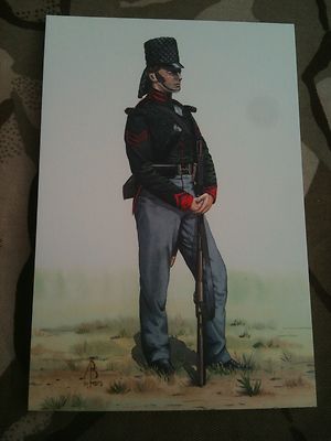 Military Postcard 60th Kings Royal Rifles Corps Sikh War 1849 by Alix ...