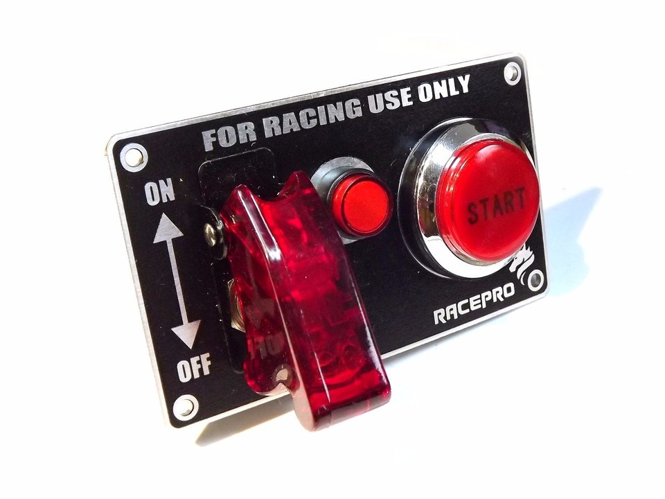 Ignition Switch Panel Push Button Engine Start LED Toggle for Racing ...