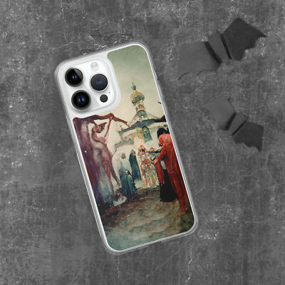 ESOTERIC WATERCOLOR DEMON, eclectic art, iPhone Case | eBay