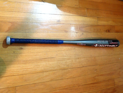 Mattingly V-Force-12 Alloy Baseball Softball Bat MB75 30 in 18.5 oz 2 1 ...