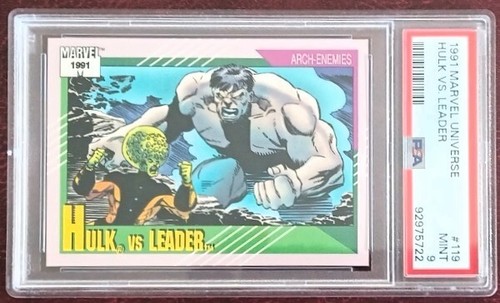 1991 Marvel Universe Leader VS Hulk #119 Mint PSA 9 | eBay