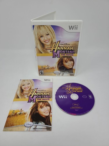 Hannah Montana The Movie Wii Game Complete With Manual Tested Rated E ...