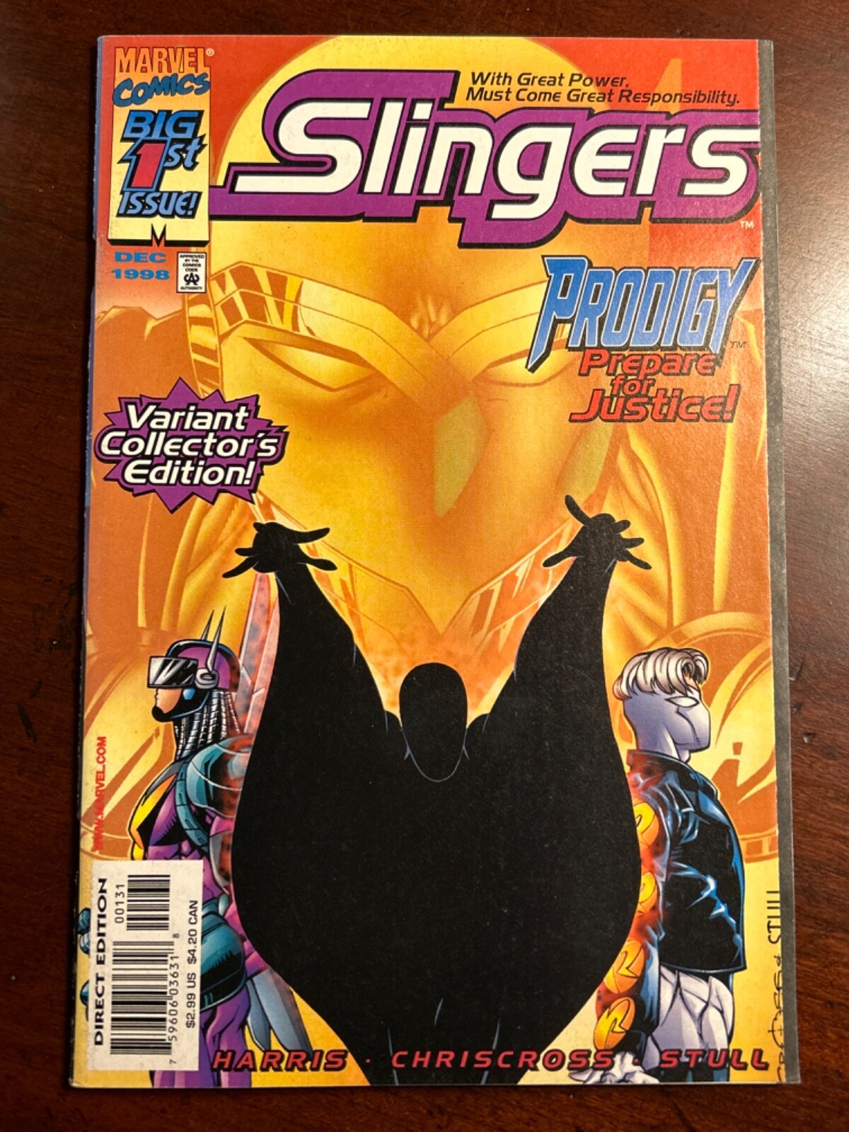 Slingers #1 (Marvel, 1998) Prodigy Variant Cover C, vf | eBay