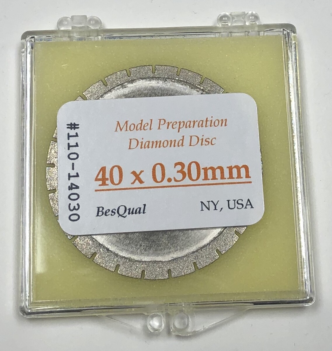 Dental Lab Diamond Disc Serrated 40mm x 0.30mm for plaster, die stone ...