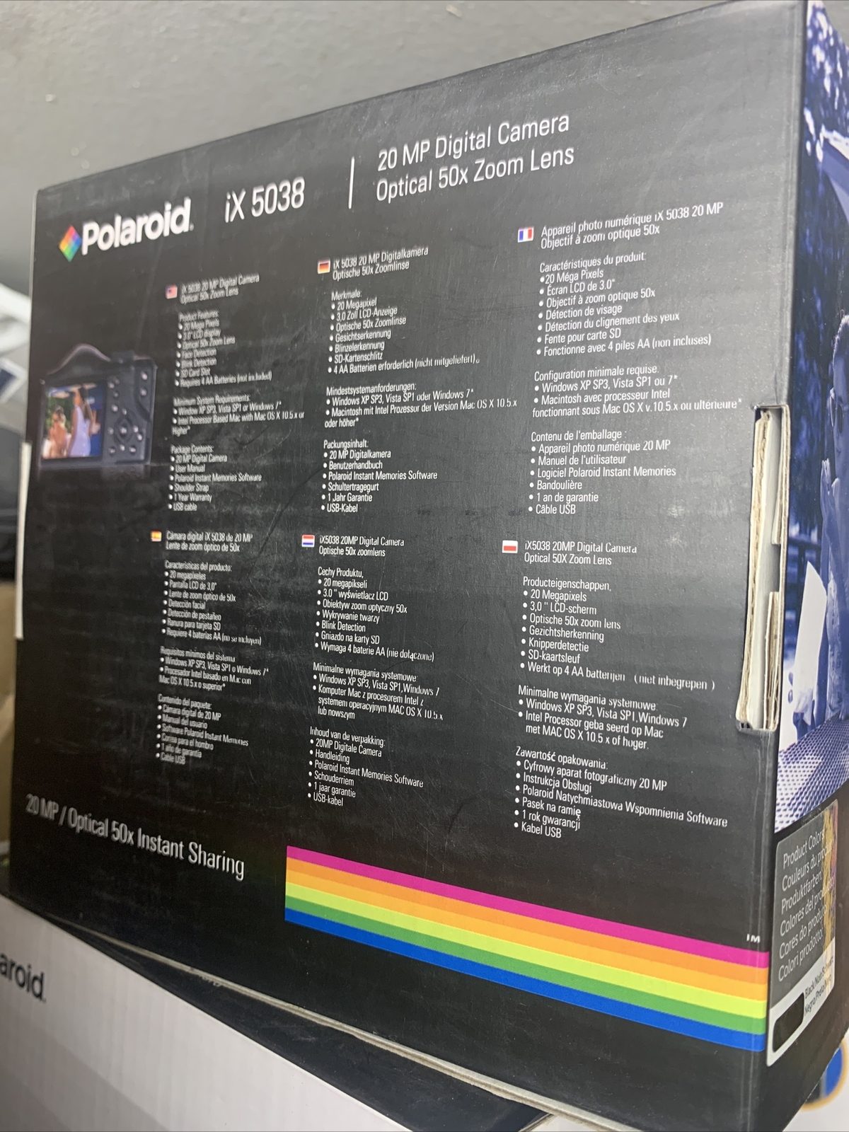 Polaroid iX 5038 20MP Digital Camera / 50x Optical Zoom - Black | eBay