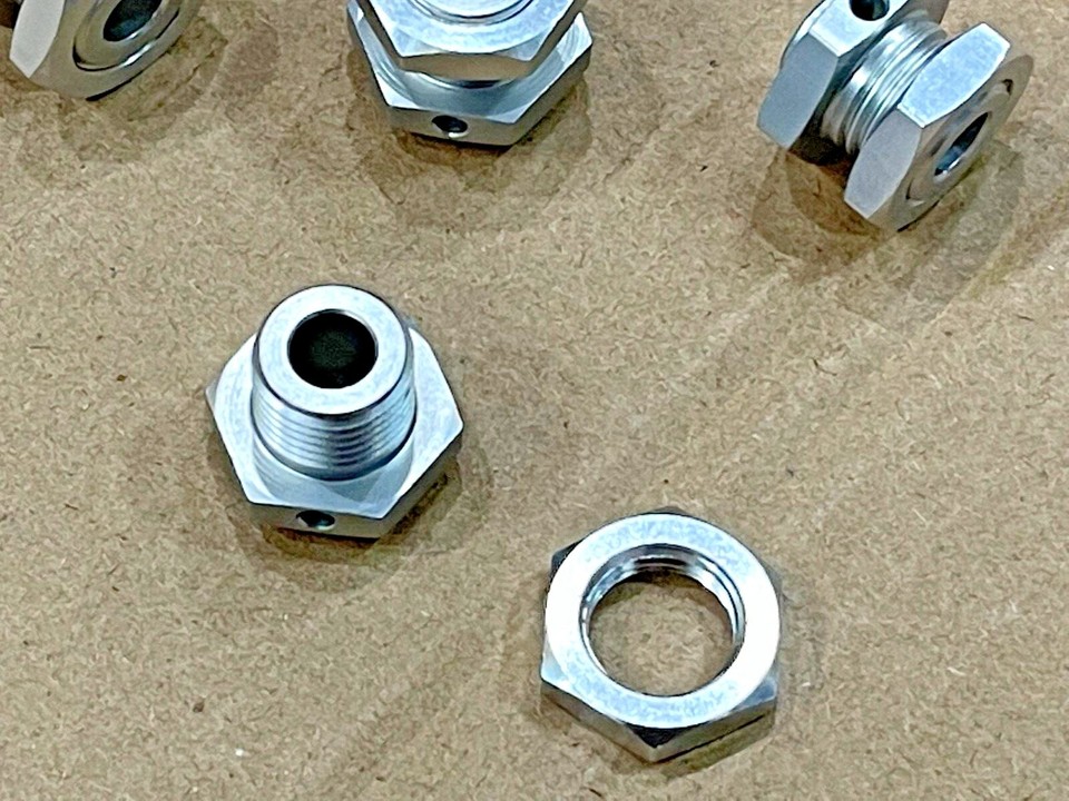 Aluminum 17mm Wheel Hex Nuts for Arrma Typhon 4x4 3s Buggy Silver | eBay