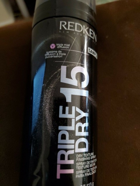 2x Redken Triple Dry 15 Texture Finishing Spray 4 Oz 113 G Travel Size ...