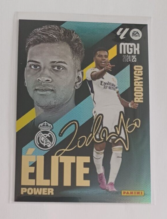 Card Parallel ELITE POWER Signature RODRYGO Real Madrid PANINI ...