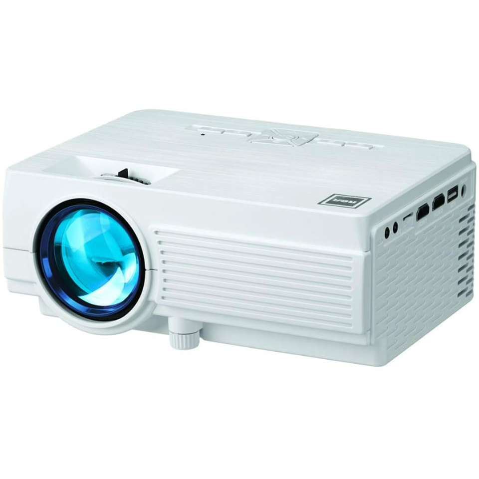 RCA 1080p LCD Home Theater Projector w/ 100" Fold up Screen Streaming ...