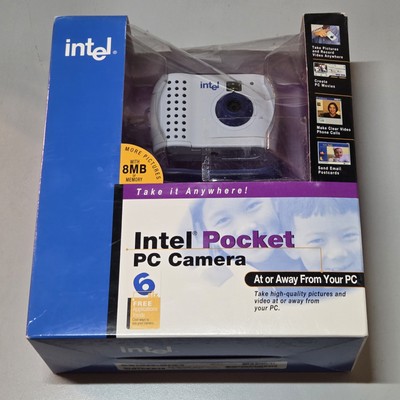Vintage Intel Pocket PC Digital Camera CS630 Webcam Open Box Shut With ...
