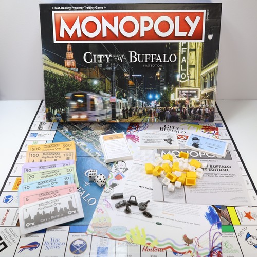 Monopoly 'City of Buffalo' First Edition Board Game Hasbo/USAopoly ...