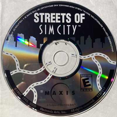 Vintage 2000 Maxis Streets Of SIM City Video Game PC CD ROM Windows | eBay