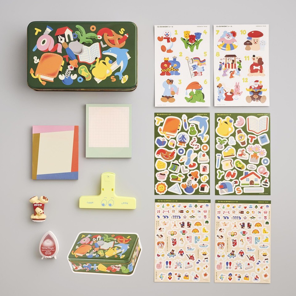 HOBONICHI TECHO 2025 Spring Stationery Set Tools and Toys Box ZUCK | eBay
