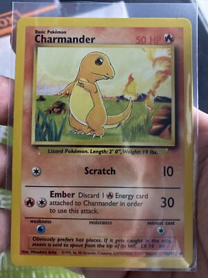 CHARMANDER - Base Set - 46/102 - Common - Pokemon Card - Unlimited ...