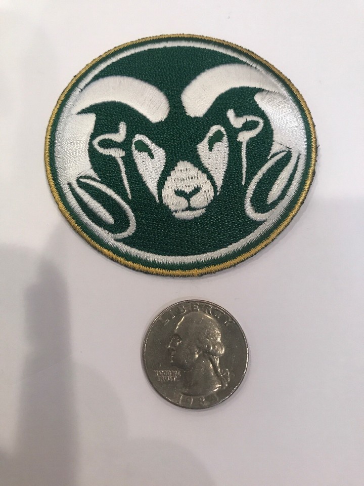 Colorado State University Rams Vintage Embroidered Iron On Patch 2.75 ...