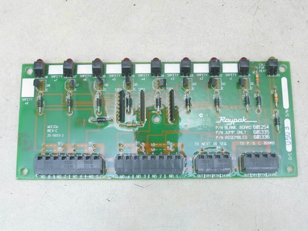 Raypak Boiler 601336 PC Control Circuit Board | eBay