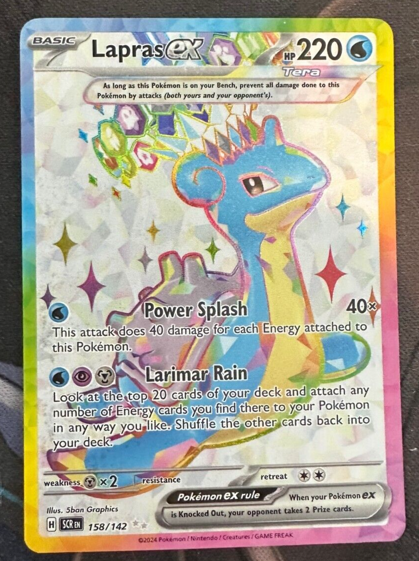 Lapras ex 158/142 Sv07: Stellar Crown Holo for sale online | eBay