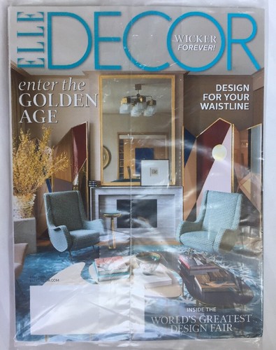 ELLE DECOR Magazine MAY 2018 New In Plastic World Greatest Design Fair ...