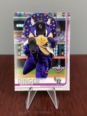 2019 Topps Opening Day Mascot Card Dinger Colorado Rockies #M-17 MLB ...