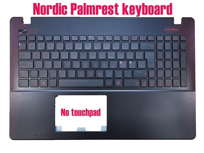 Nordic Palmrest keyboard for Asus X550VX X550VXK X550JK X550JX R510VX ...