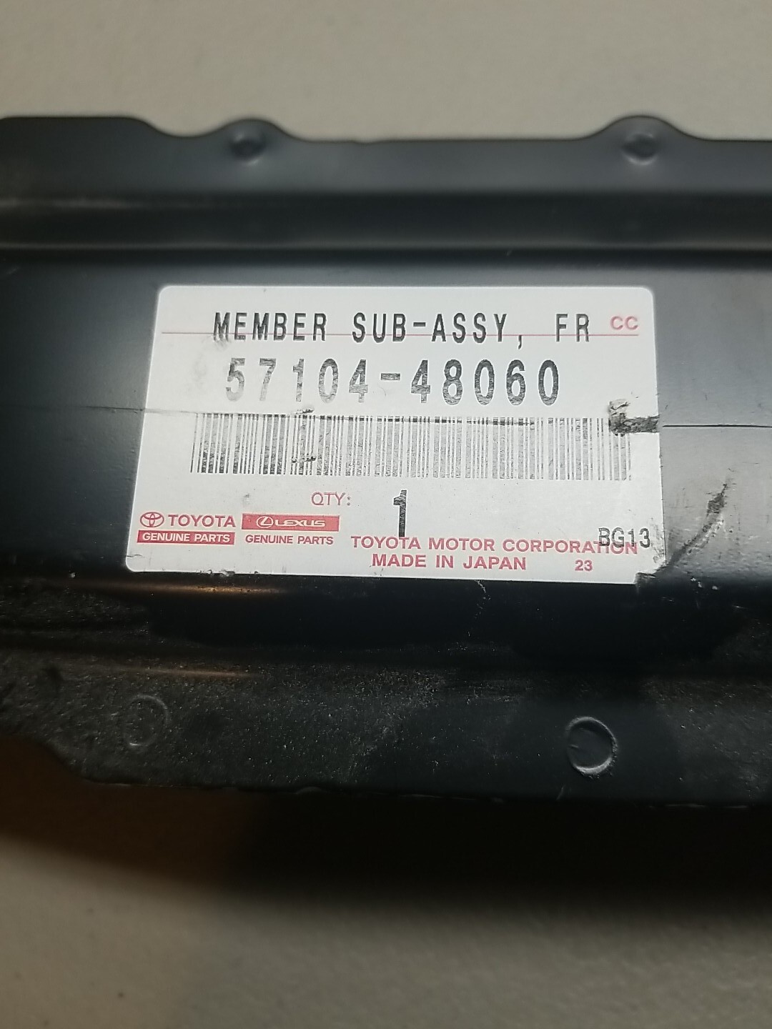 OEM Genuine MEMBER SUB-ASSY, FR 2016-2022 Lexus RX350 / RX450 Toyota ...
