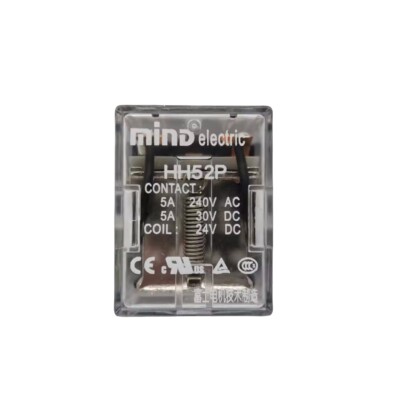 10Pcs HH52P-L DC24V Electromagnetic relay 5A 24VDC 8pins | eBay