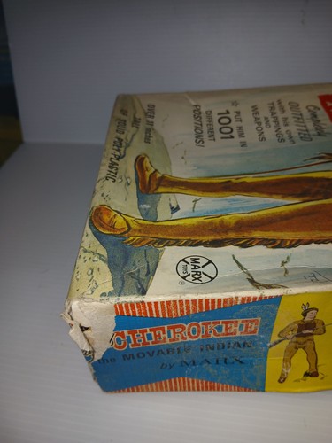 CHIEF CHEROKEE - VINTAGE 1960's MARX JOHNNY WEST Box & Instructions For ...