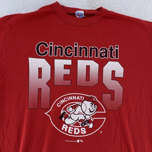 Vintage Cincinnati Reds Shirt Mens XL Red MLB Baseball 90s Tee T-Shirt ...