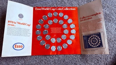 Esso 1970 World Cup Coin Collection Complete Set | eBay UK