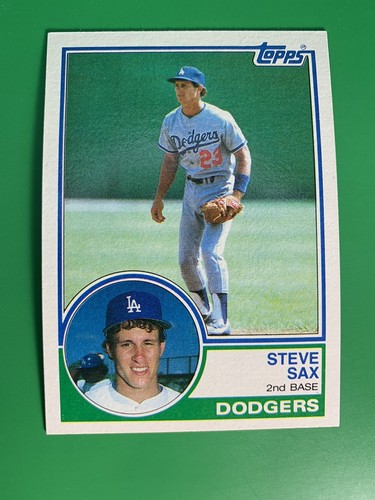 1983 Topps Steve Sax #245 Los Angeles Dodgers | eBay