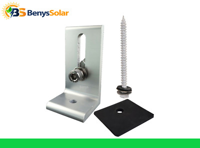 Solar Mount L-Bracket with Hardware | eBay