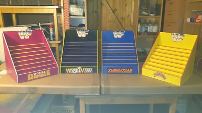 Set Of 4 Ppv HASBRO wrestling Figure Displays | eBay